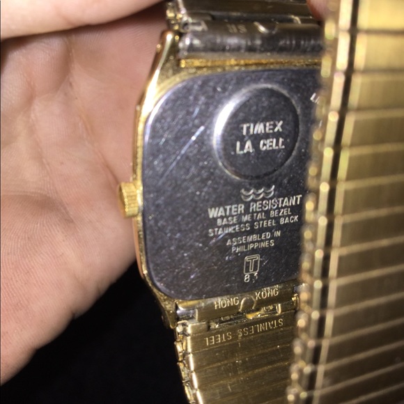Timex | Accessories | Mens Timex Stainless Steal Gold Watch | Poshmark